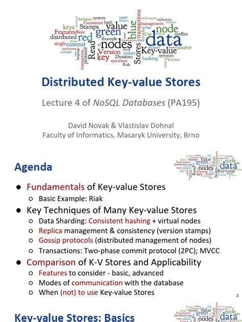 Lecture 4 Key Value Stores Pdf