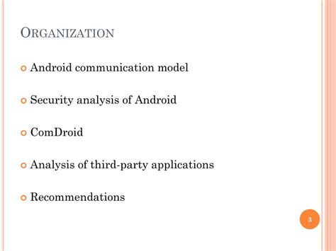 Ppt Analyzing Inter Application Communication In Android Powerpoint