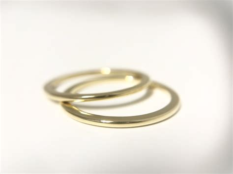 Set 14 K Gouden Aanschuif Ringen Gouden Dames Ringen TIEMAN