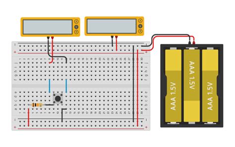 circuit design circuito pull up tinkercad