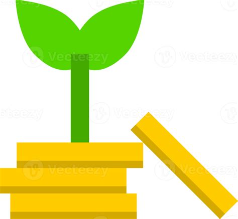 Tree On Coin Stack 28653487 Png