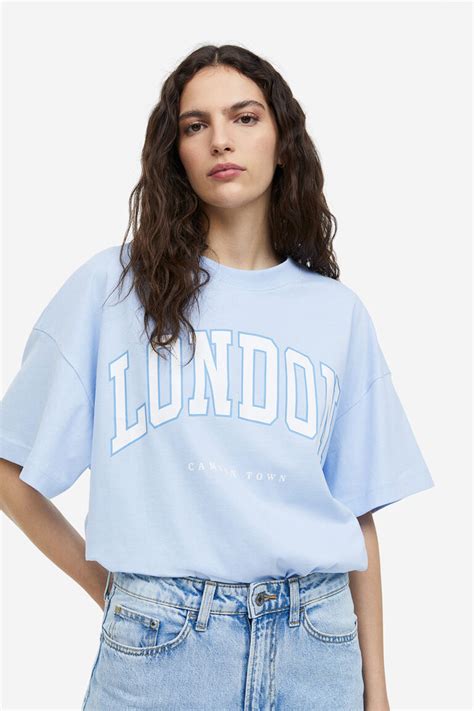 Oversized Printed T Shirt