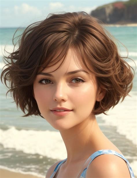 Brunette Beach 9 By Vectortell On Deviantart