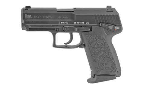 Hk Usp V1 Compact Dasa 45 Acp 378 Barrel Black 3 Dot Sights
