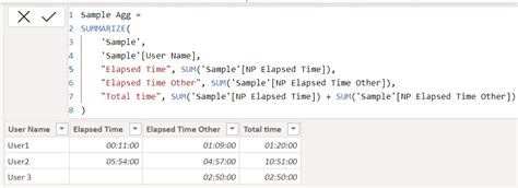 Solved Time Sum Per Row Then Column Microsoft Fabric Community