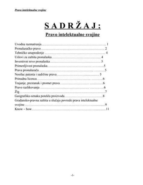 Pravo Intelektualne Svojine Pdf