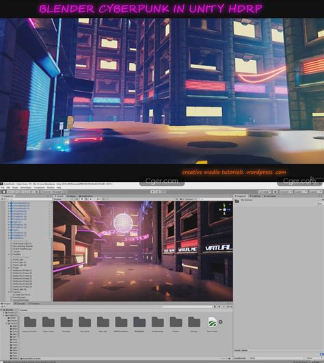 CGer Udemy Blender Cyberpunk in Unity HDRP CGer资源网