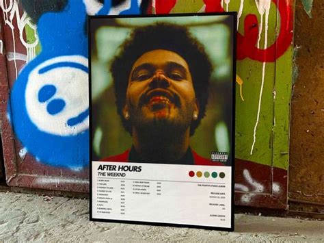 The Weeknd After Hours Album Cover Poster 6