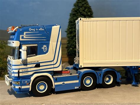 WSI Scania R4 Topline 6x2 3 Axle Container Trailer 40ft Reefer Co