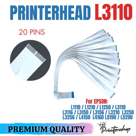 Printhead And Sensor Flex Cable For Epson L3110 L1110 L3210 L3116 L3118