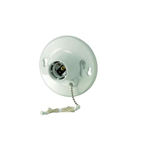 Leviton Lamp Holder With Pull Chain Switch