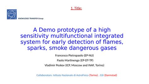 Pdf A Demo Prototype Of A High Sensitivity Multifunctional Integrated