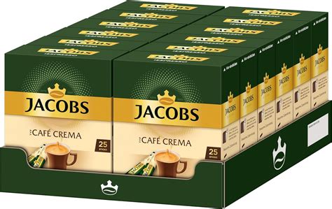 Jacobs Typ Café Crema Instant Coffee 12x 25 Sticks Amazonfr