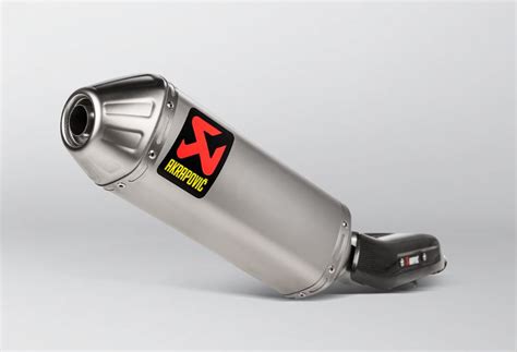 Akrapovic Titanium Slip On Muffler With Ecece Type Approval For Yamaha