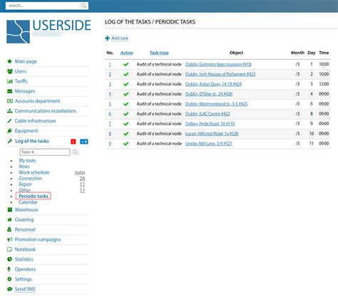 Periodic Tasks — Wiki Userside