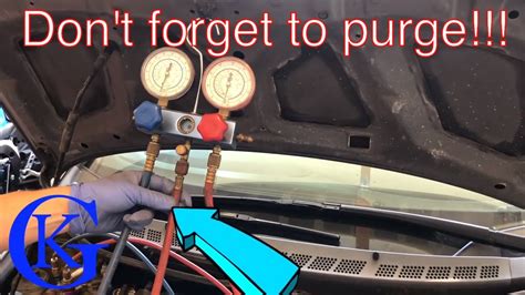 Recharge Car Ac With Manifold Gauges