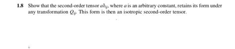 1 8 show that the second order tensor aðij where a