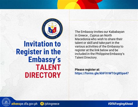 Philippine Embassy In Greece The Embassy Invites Our Kababayan In Greece Cyprus An North