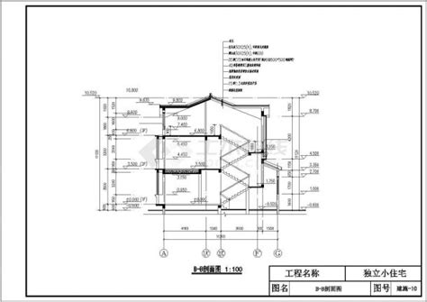 完整豪华欧式独立小住宅建筑设计施工图住宅小区土木在线