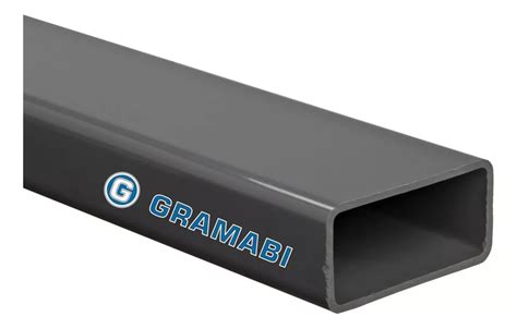 Pp1 Cano Estructural Rectangular De 40 X 30 160 Mm Gramabi Barra 6 Mt Largo Tubo 40x30x16