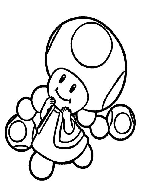 Toadette Coloring Pages Free Printable Pdf Online Coloring