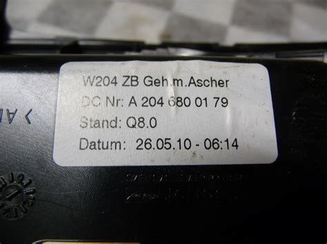 Mercedes Benz W204 C-Class Front Console Ashtray Assembly A2046800179 ...