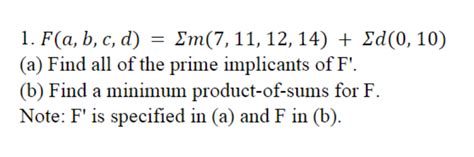 F A B C D Σm 7 11 12 14 Σd 0 10 A ﻿find All Of