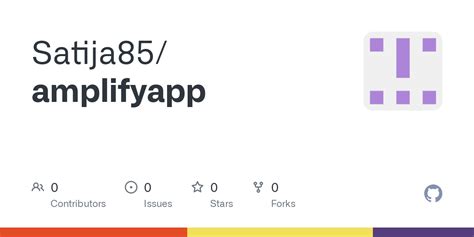 GitHub Satija Amplifyapp