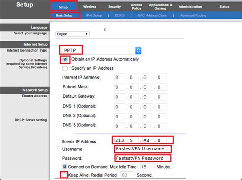 How To Set Up FastestVPN With PPTP On Linksys Router