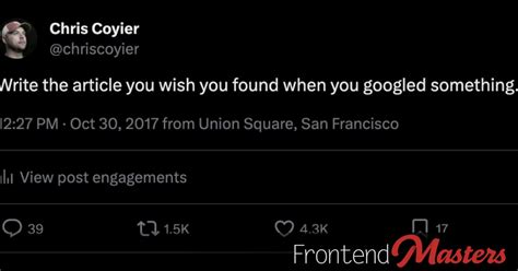 Guest Writing Frontend Masters Boost
