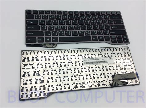 Fujitsu Keyboard คีย์บอร์ด Fujitsu Lifebook E544 E546 E733 E734 E736 E743 E744 E746 ไทย อังกฤษ