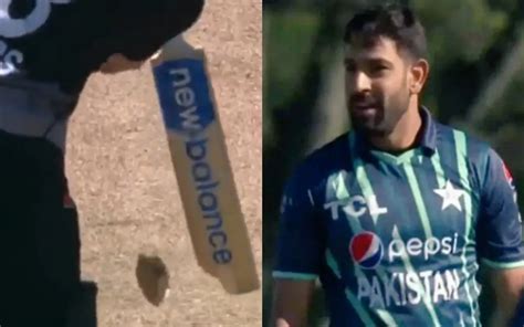 Watch Haris Rauf Breaks Glenn Phillips Bat During The Final Of The