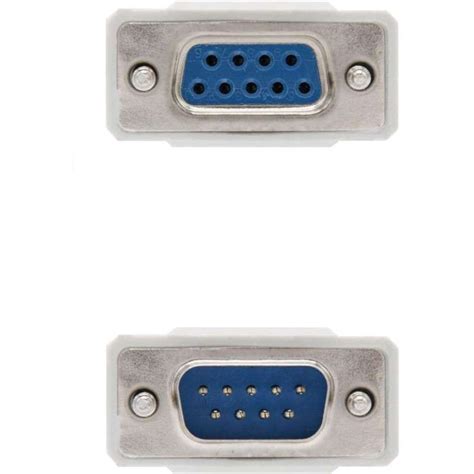 Cabo Db9 Macho Db9 Femea Serie Rs232 1 8 Mts