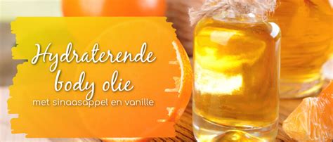 Hydraterende Body Olie Met Vanille En Sinaasappel