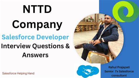 salesforce developer interview questions and answers for nttd rahul