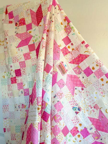 Bubblegum Sonnet Quilt Kit Pattern Westwood Acres Fabric