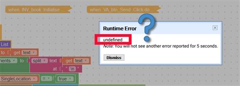 Runtime Error Undefined Missing Errornumberhow Can I Locate The Bug Discuss Kodular