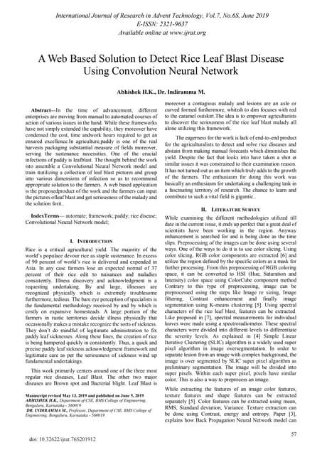 Paper Presentation On Cattle Breed Detection And Categorization Using Image Processing And