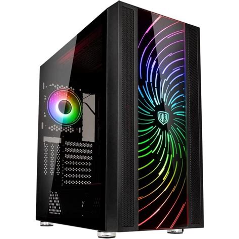 Kolink Unity Adapt Cristal Templado Usb C31 Negra
