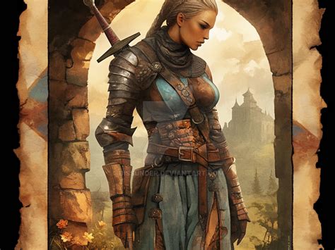 Human Knight Adoptable Swordswoman Dnd Fantasy 7 By Dissunder On