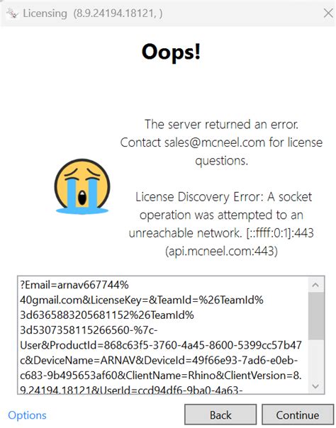 Evaluation License Rhino Mcneel Forum