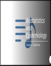 Introduction To Biostatistics And Epidemiology Key Concepts Course Hero