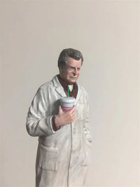 GK Garage Resin Figure Male Scientist Unpainted Model Kit In Action Toy Figures From Toys