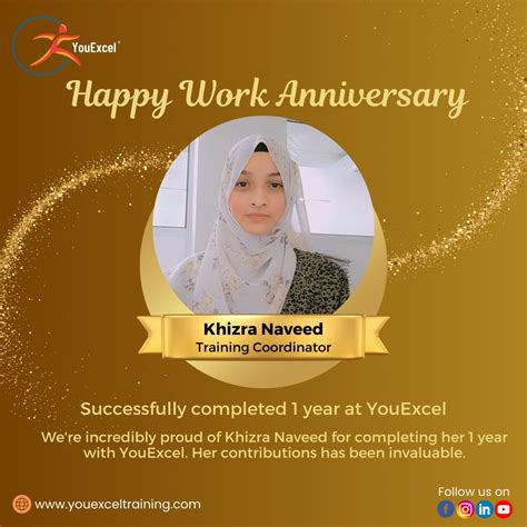 Youexcel Training On Linkedin Youexcel Workanniversary Trainingcoordinator Career
