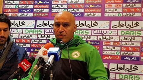 کنفرانس خبری منصوریان پس از تساوی ذوب آهن مقابل ماشین سازی نماشا