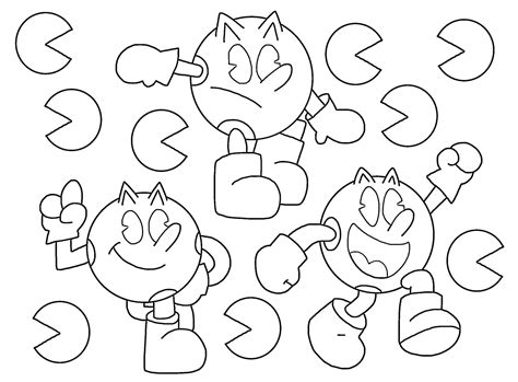 Desenhos De Pac Man Para Colorir Wonder