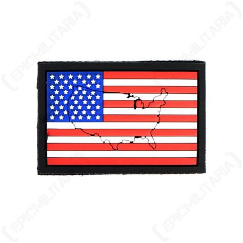 Pvc Usa Flag Patch Epic Militaria