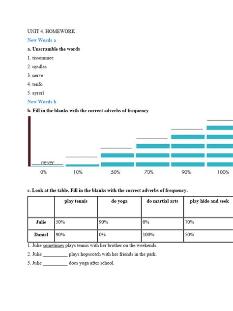 Unit 4 Homework Lesson 1 Pdf