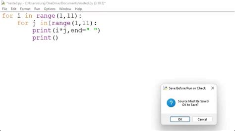 more than one loop in python computerexcelsolution youtube