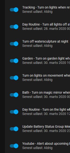 why are my automations not sorted alpabetically configuration home